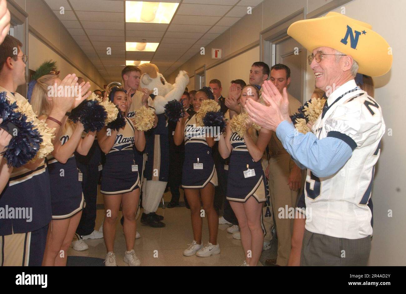 US Navy Secretary of the Navy Gordon England (SECNAV), U.S. Naval ...