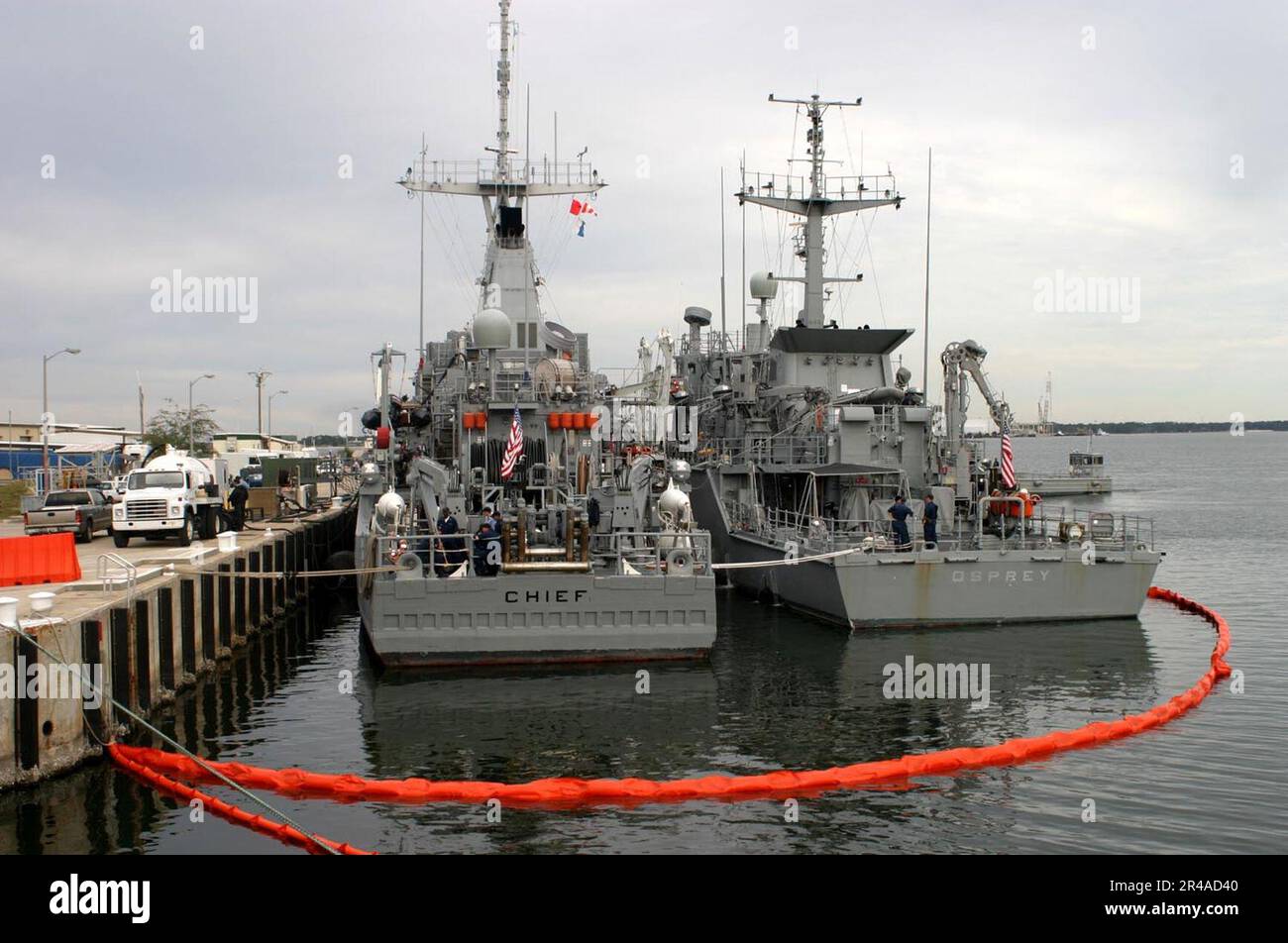 US Navy The mine countermeasure ship USS Stock Photo - Alamy