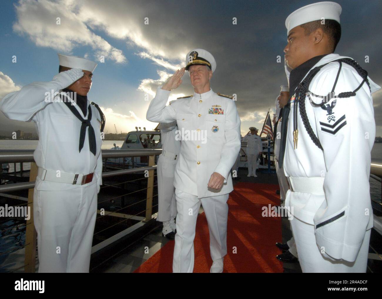 US Navy Deputy Commander, U.S. Pacific Command, Vice Adm. Gary Roughead ...