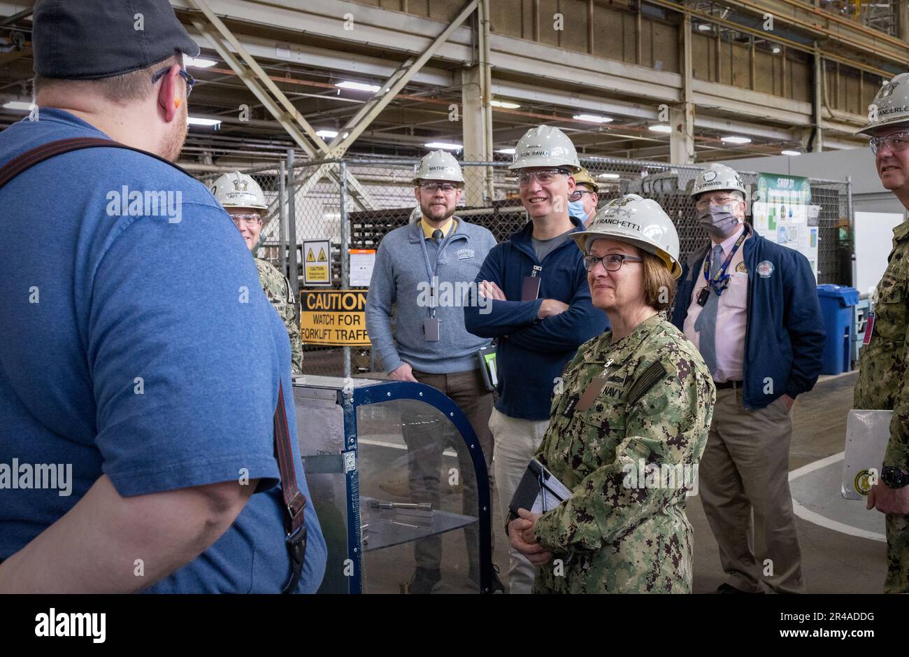 The Honorable Erik Raven, Under Secretary of the Navy, and Adm. Lisa ...