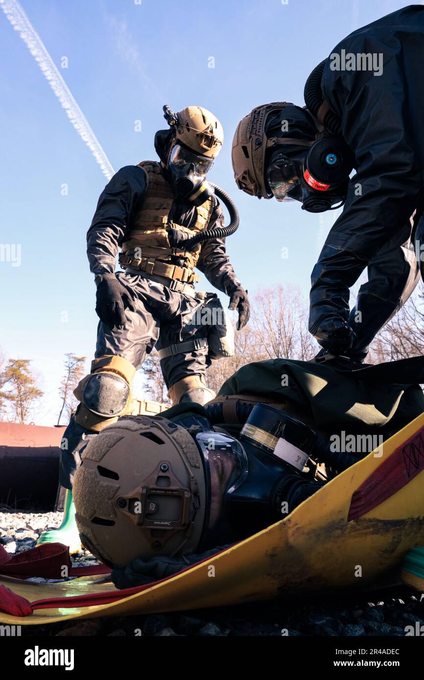 U.S. Marines with Chemical Biological Incident Response Force (CBIRF ...