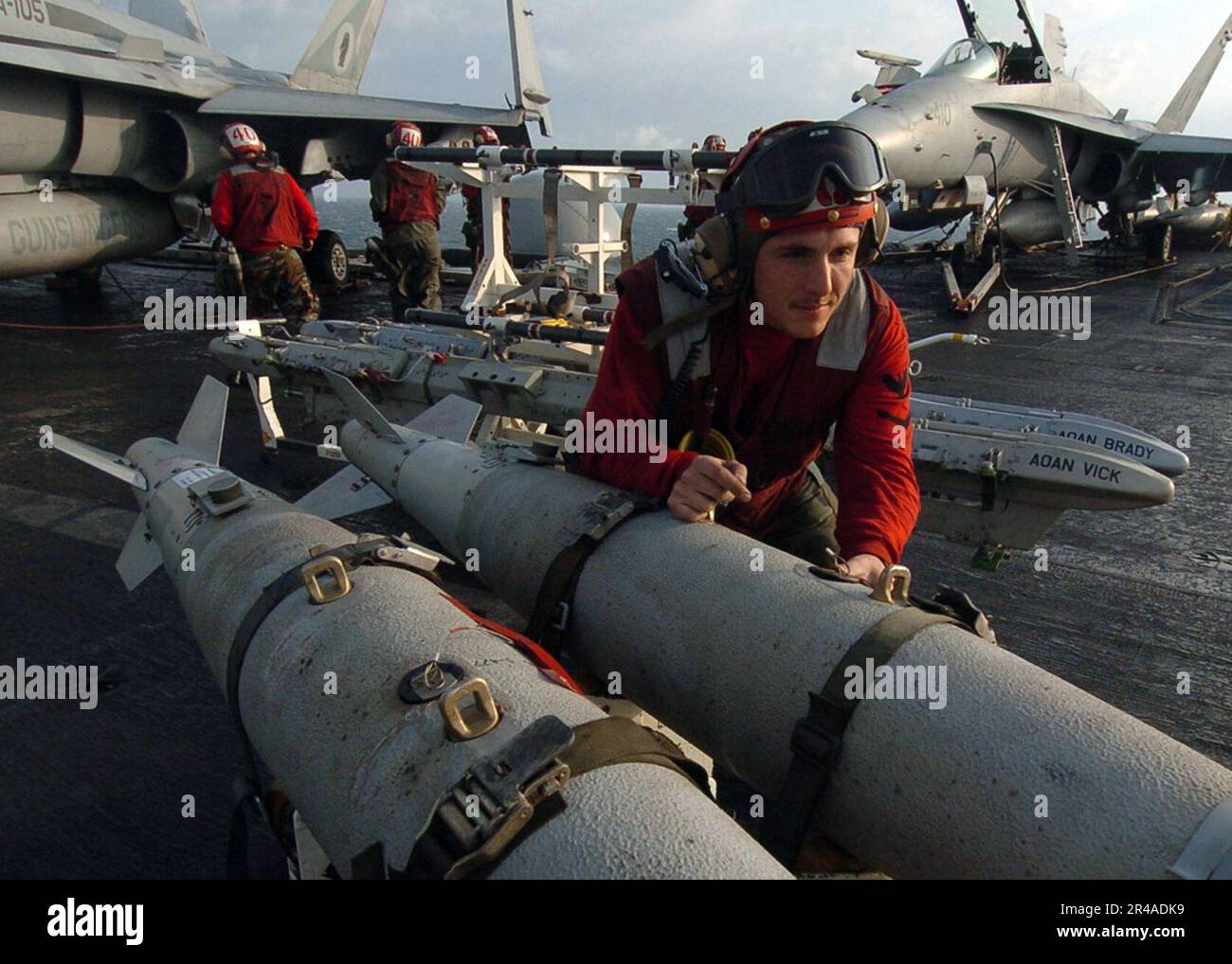 US Navy Aviation Ordnanceman Stock Photo - Alamy