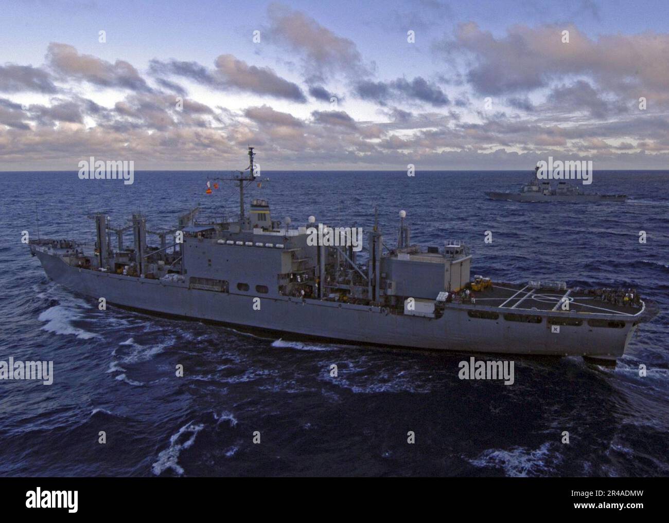 US Navy The Military Sealift Command (MSC) combat stores ship USNS ...