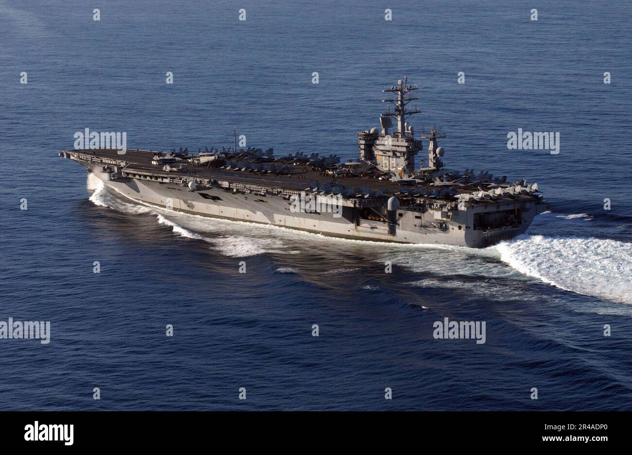 US Navy The aircraft carrier USS Nimitz (CVN 68) shown underway along ...