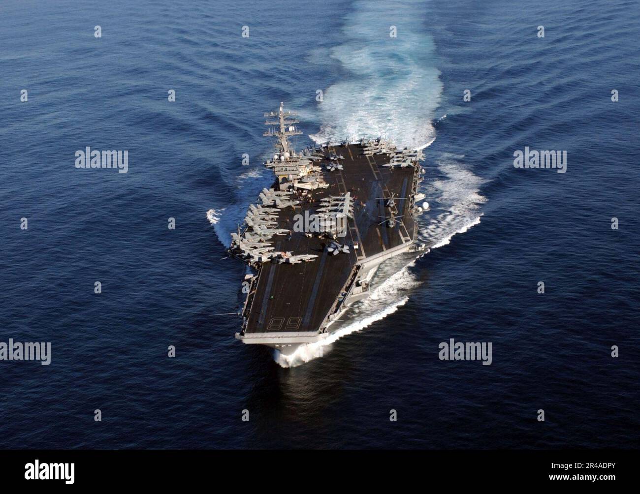 US Navy The aircraft carrier USS Nimitz (CVN 68) shown underway along ...