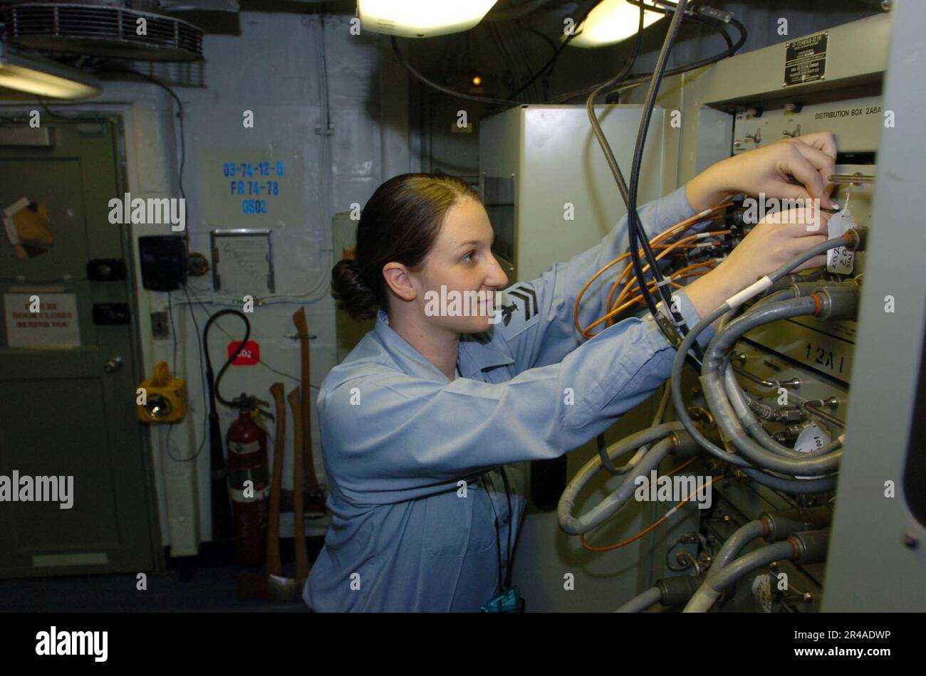 US Navy Cryptologic Technician Technical Stock Photo - Alamy