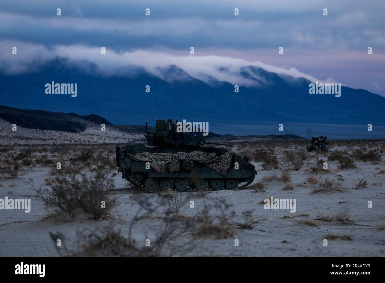 A modernized M2A4 Bradley Fighting Vehicle, assigned to the "Spartan ...