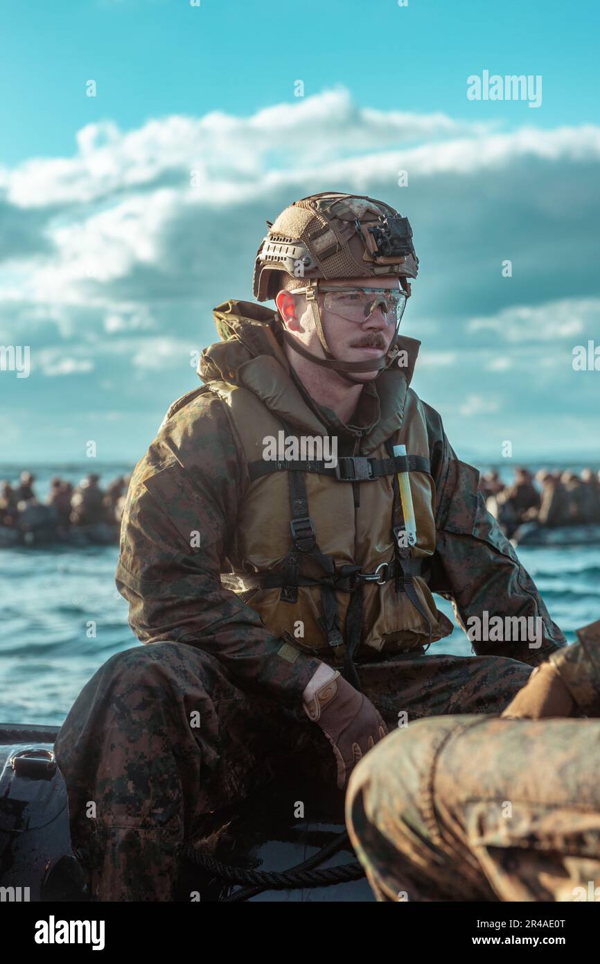 U.S. Marine Corps Sgt. Hunter Blankenship, a squad leader with ...