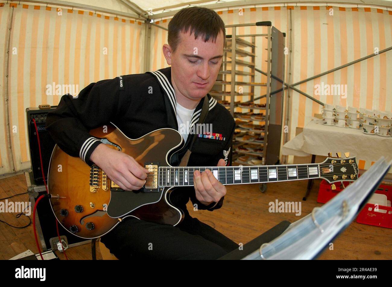 US Navy Musician Stock Photo - Alamy