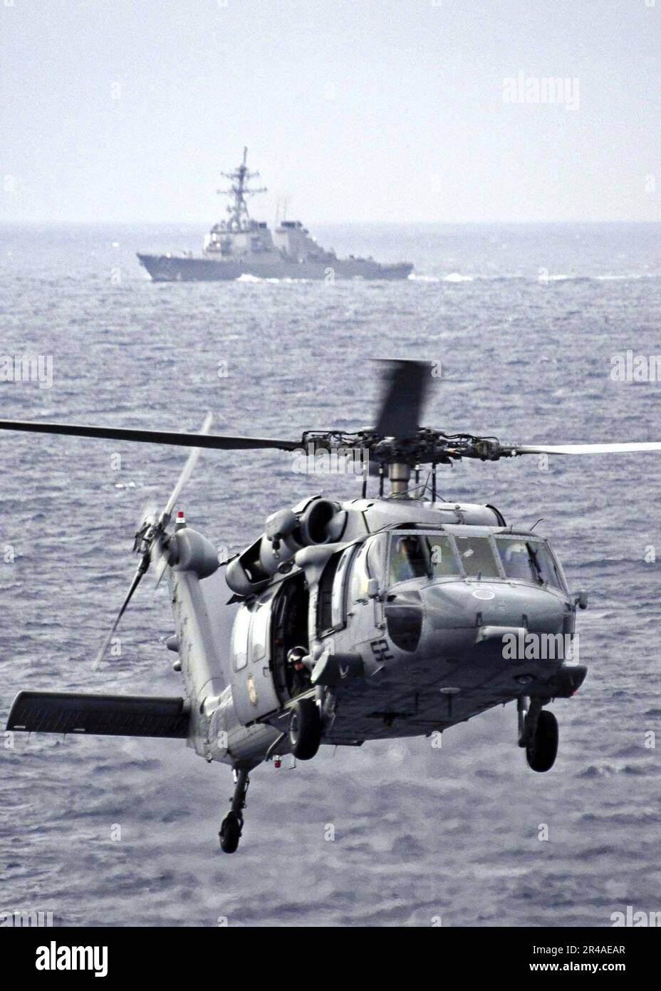 US Navy An MH-60S Knighthawk assigned to Helicopter Combat Support Squadron Five (HC-5 ...