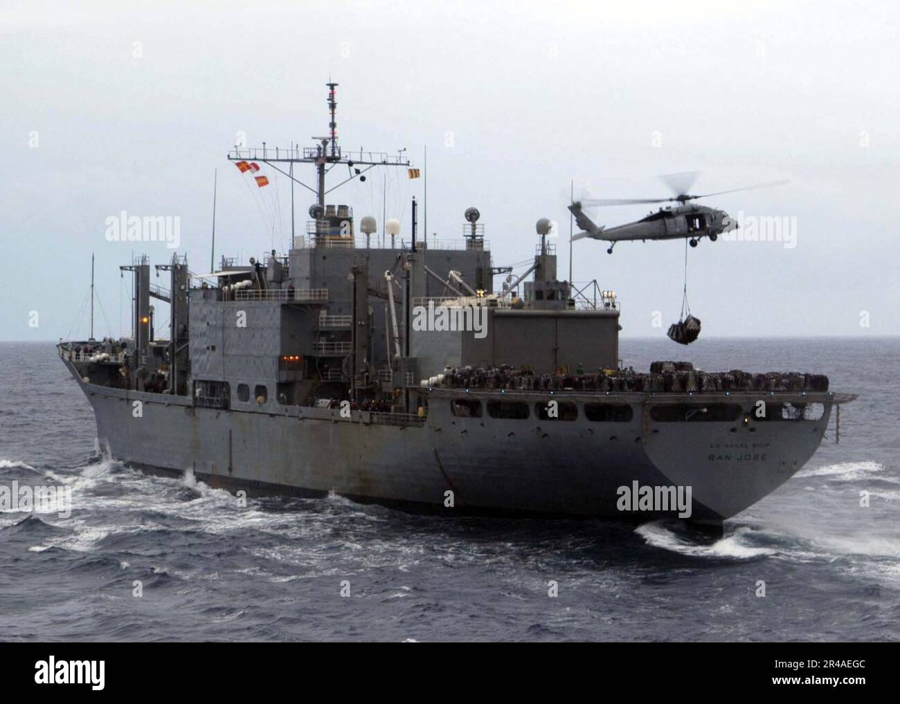 US Navy An MH-60S Knighthawk Helicopter assigned to Helicopter Combat ...