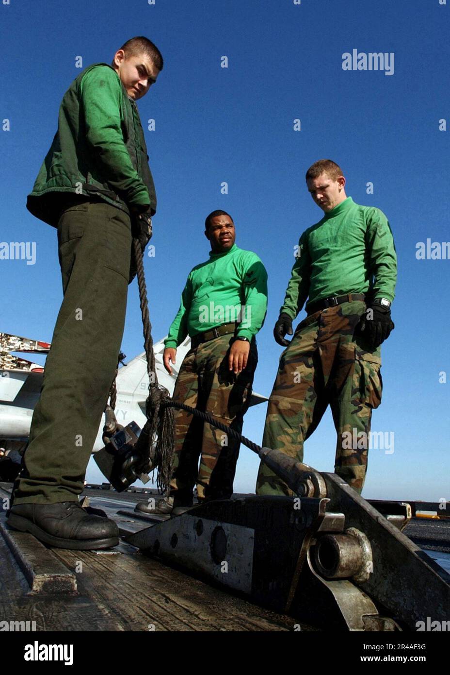 US Navy Aviation Boatswain's Mate Stock Photo - Alamy