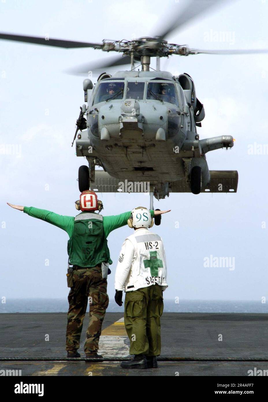US Navy An HH-60H Seahawk from the Golden Falcons of Helicopter Anti ...