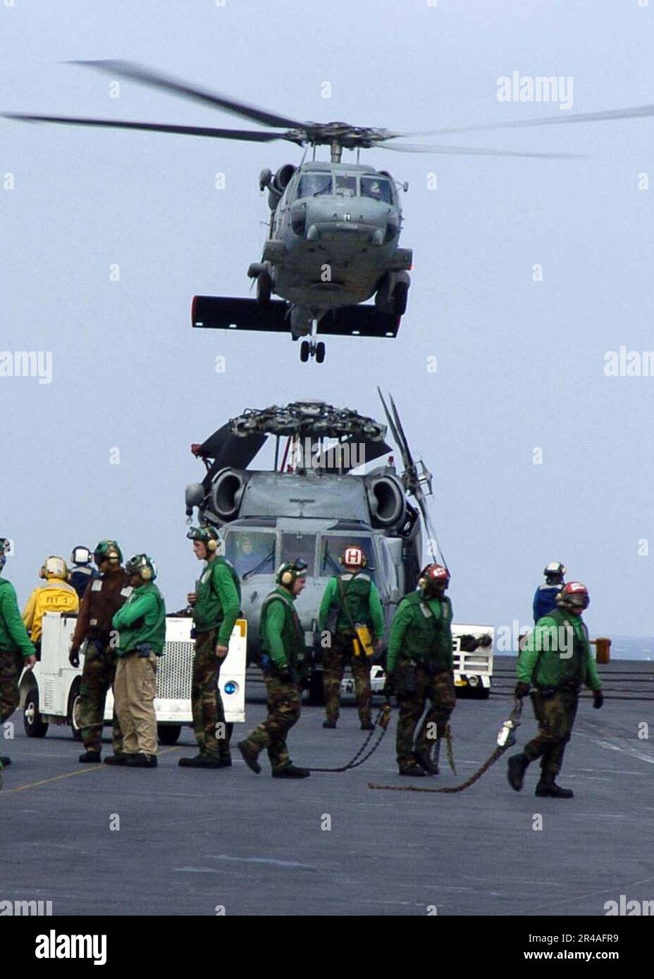 US Navy Helicopters depart USS Abraham Lincoln (CVN 72) en route to ...