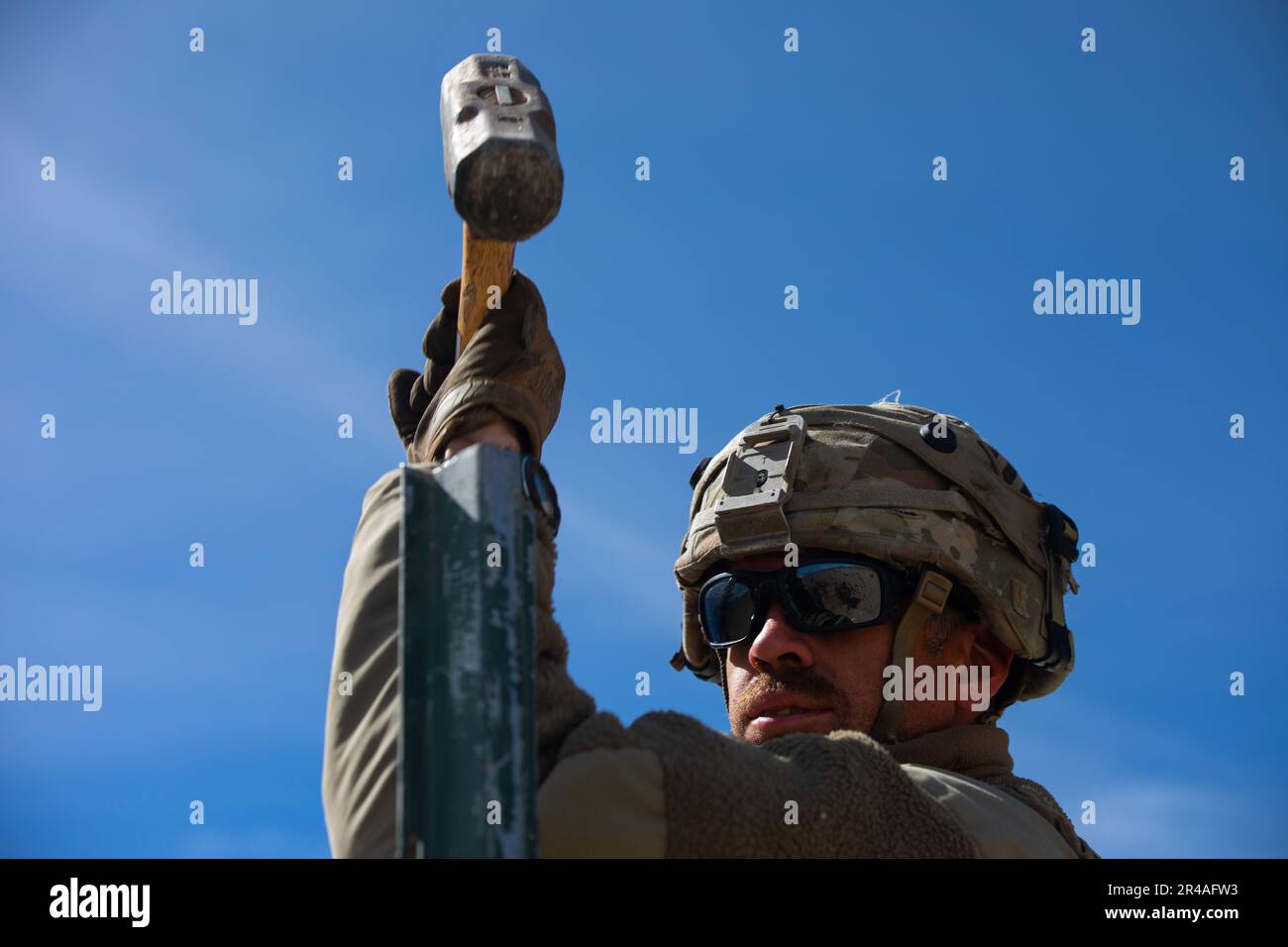 U.S. Army Sgt. 1st Class Sean Bierwirth, assigned to the "Hound ...