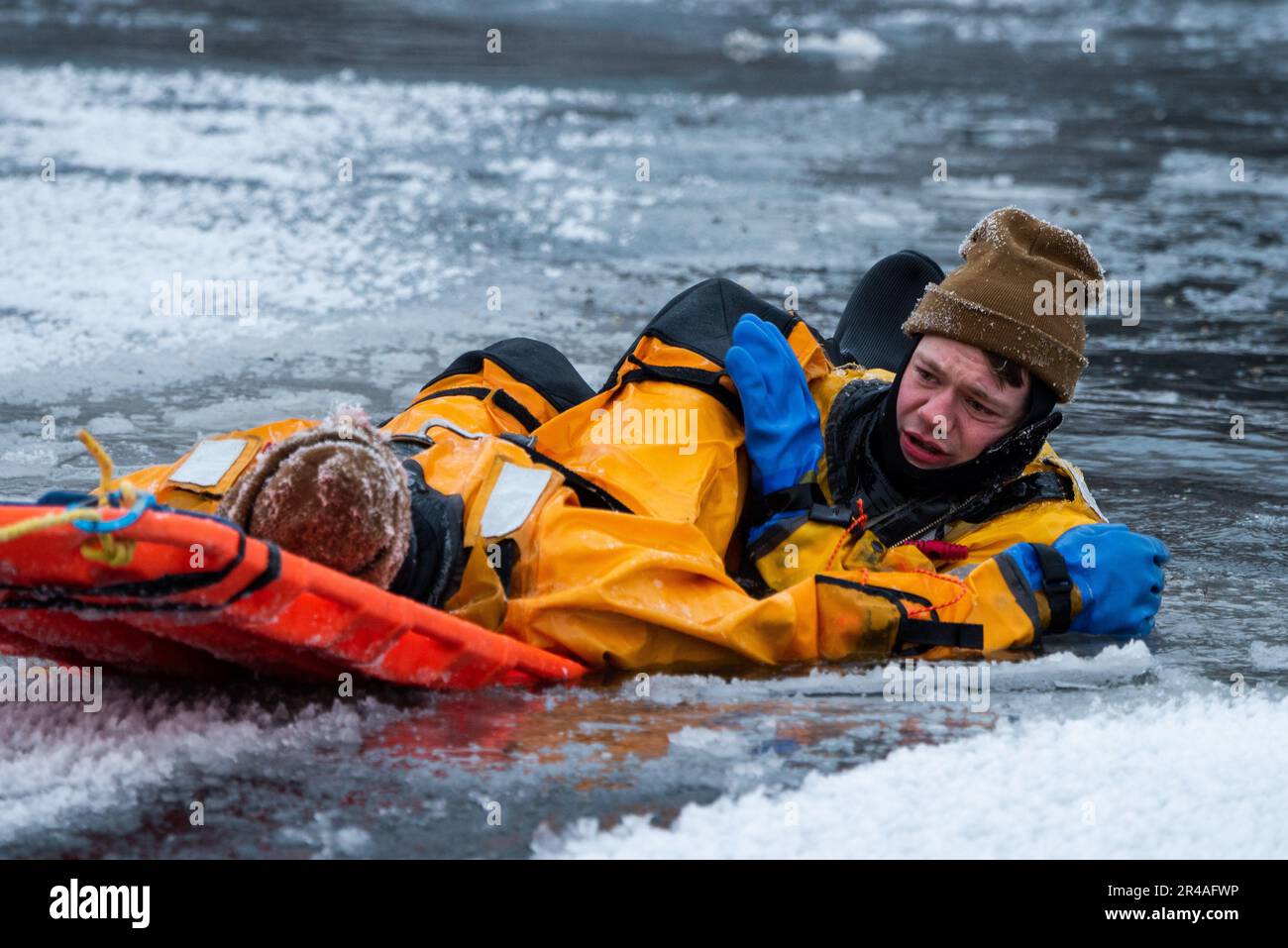 U.S. Air Force Staff Sgt. Joseph Jenkins, a fire protection specialist ...