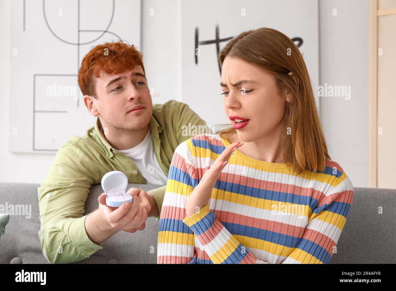 Rejecting man funny hi-res stock photography and images - Alamy