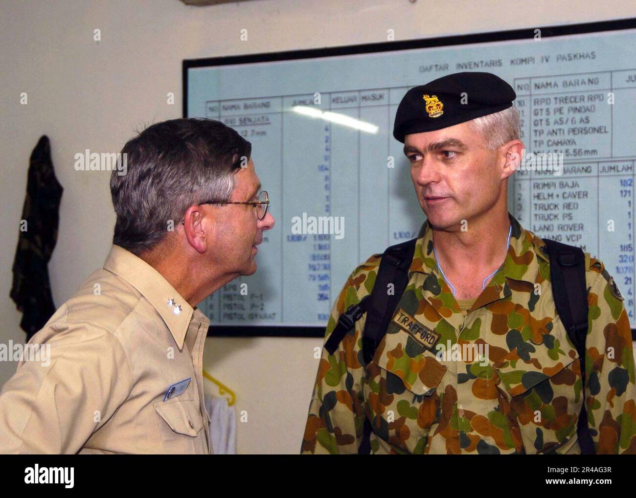 US Navy Commander, Carrier Strike Group Nine (CSG-9), Rear Adm. Doug ...