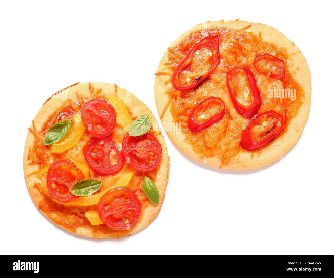 Mini pizzas Cut Out Stock Images & Pictures - Alamy