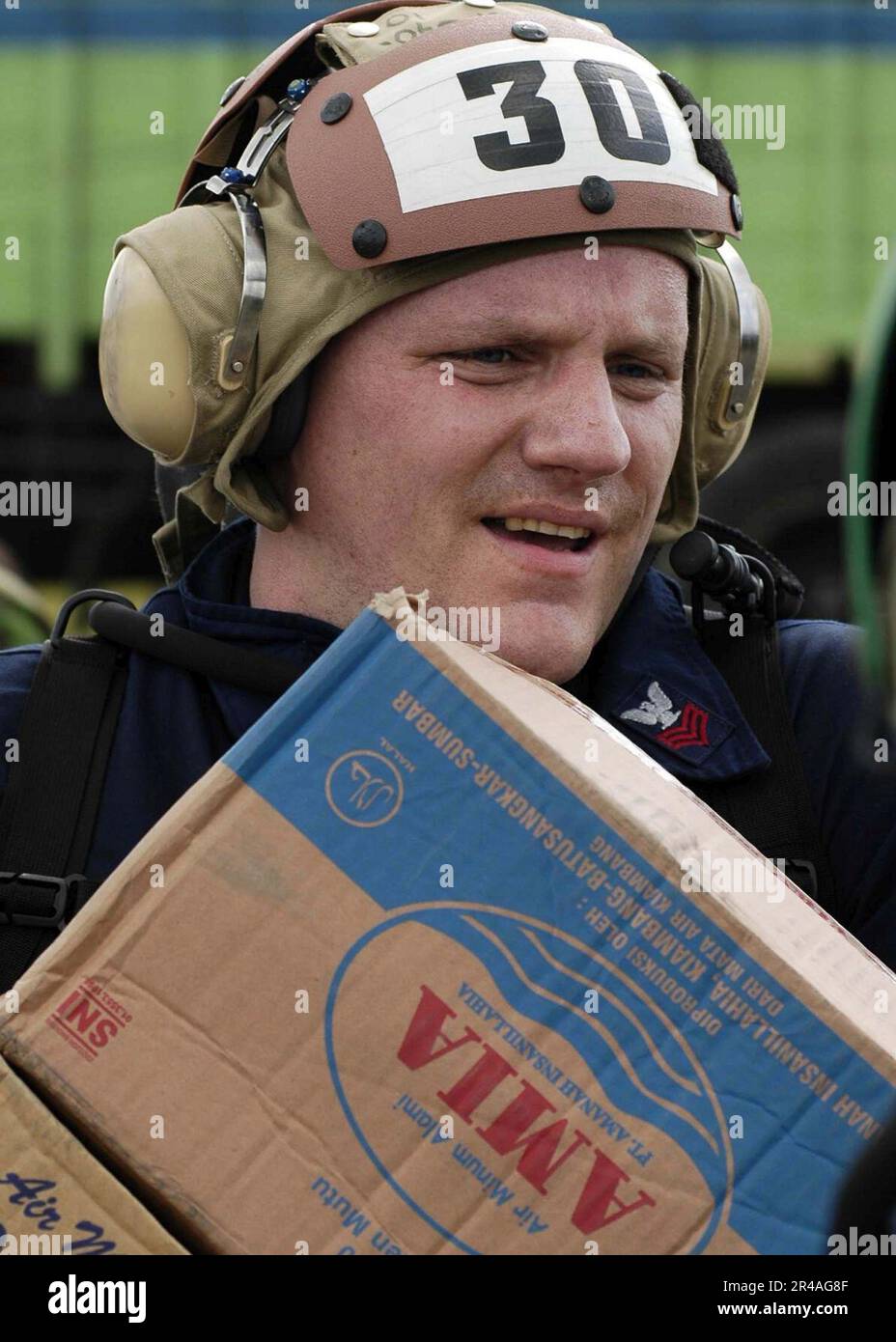 US Navy Personnelman 1st Class assigned to USS Abraham Lincoln (CVN 72 ...