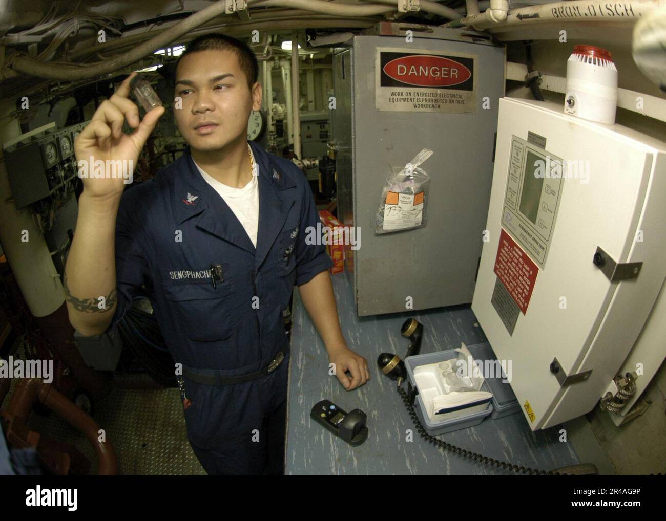US Navy Engineman Stock Photo - Alamy