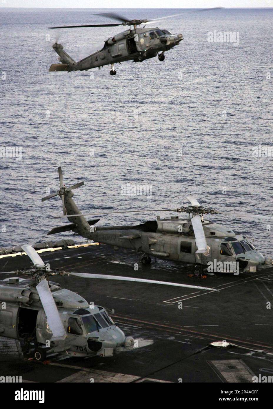 US Navy Helicopters from Helicopter Anti-Submarine Squadron Two (HS-2 ...