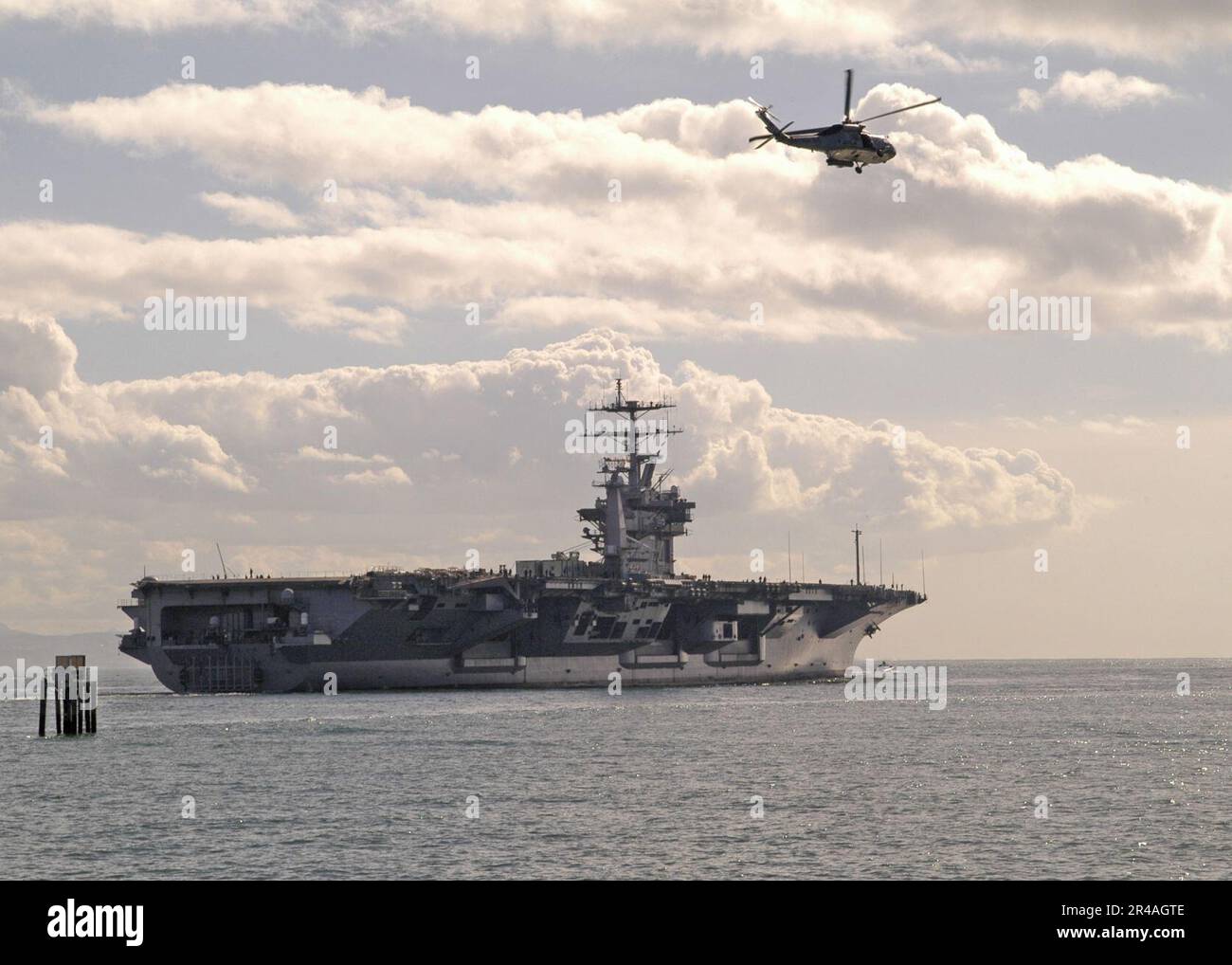 US Navy The Nimitz-class aircraft carrier USS John C. Stennis (CVN 74) departs Naval Air Station ...
