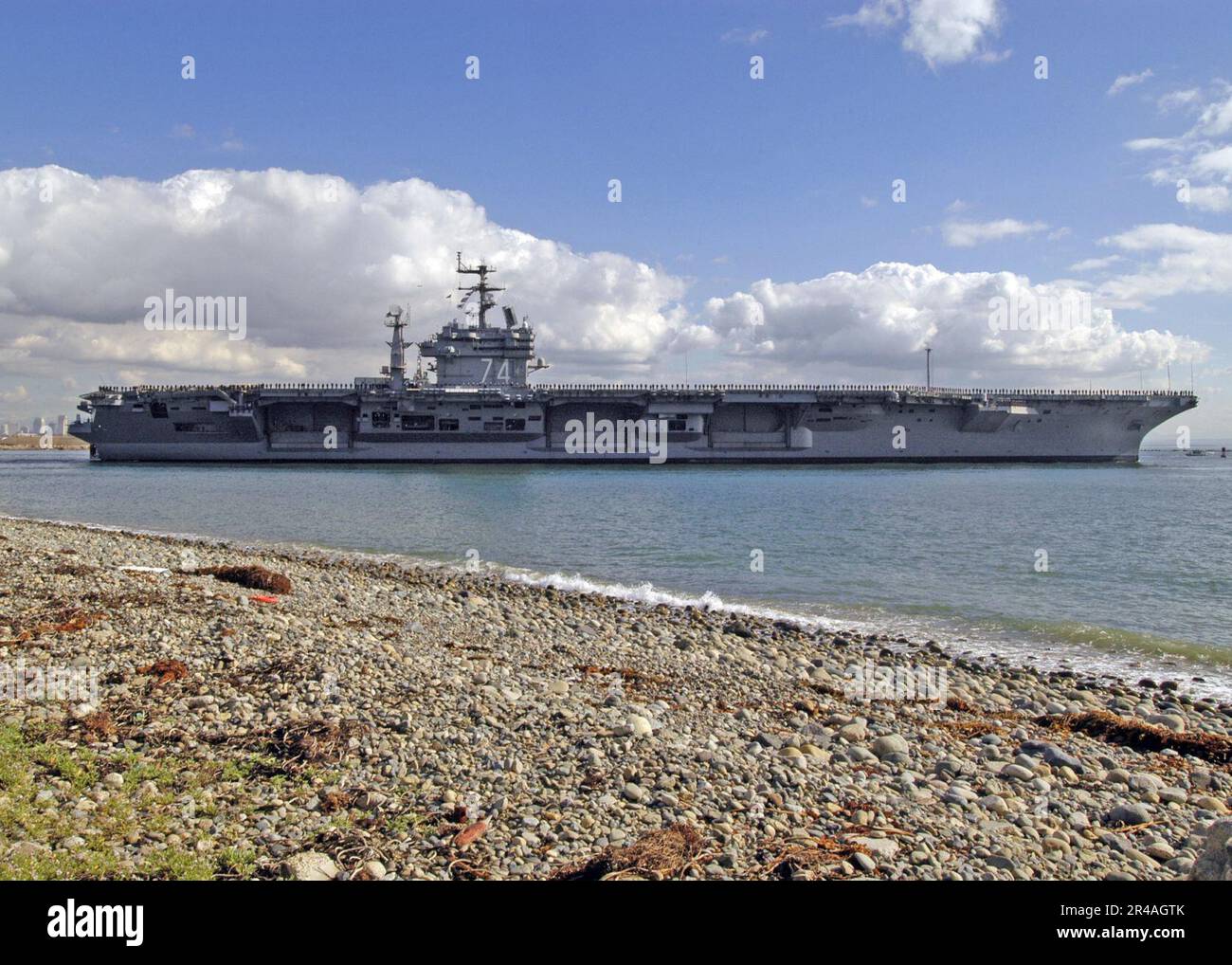 US Navy The Nimitz-class aircraft carrier USS John C. Stennis (CVN 74) departs Naval Air Station ...