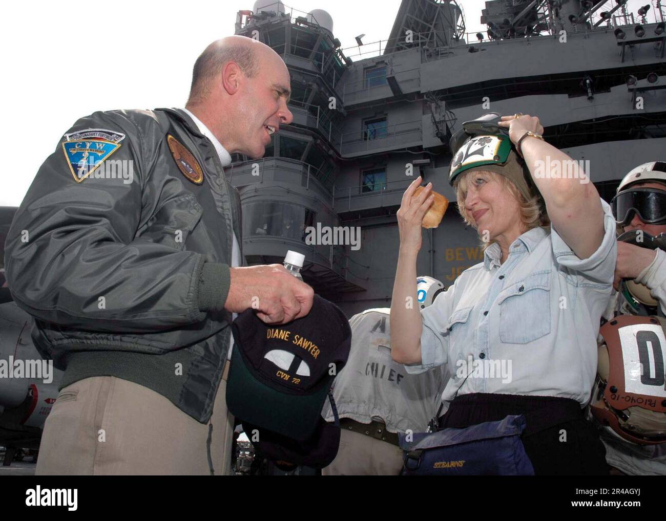 US Navy Commanding Officer, USS Abraham Lincoln Stock Photo - Alamy