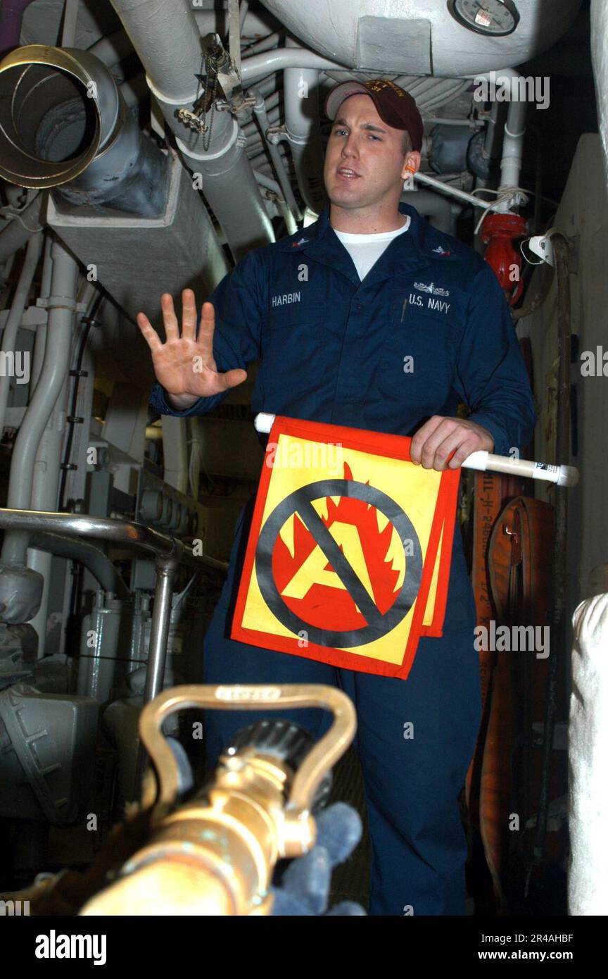 US Navy Damage Controlman Stock Photo - Alamy