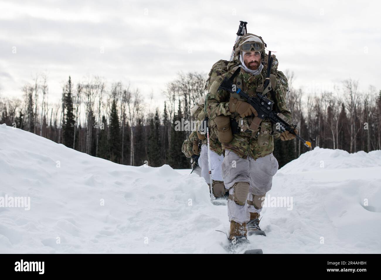 U.S. Army paratroopers assigned to the 3rd Battalion, 509th Parachute Infantry Regiment, 2nd ...