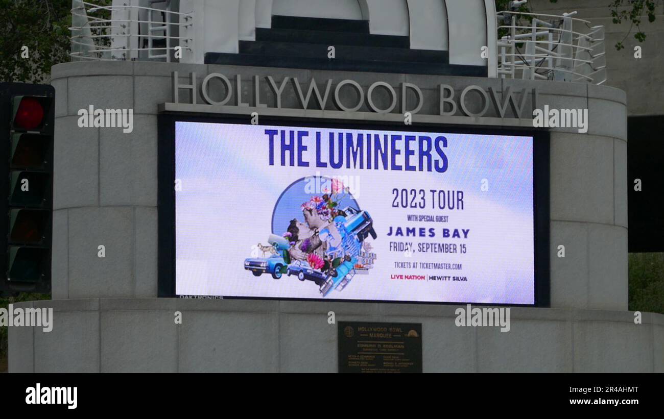 Los Angeles, California, USA 26th May 2023 The Lumineers and James Bay ...