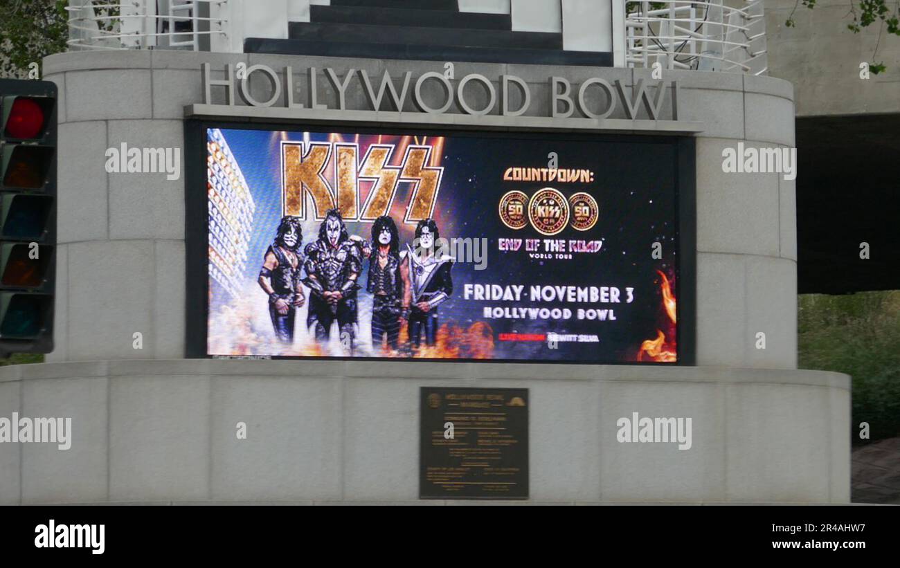 Los Angeles, California, USA 26th May 2023 Kiss Hollywood Bowl Concert ...