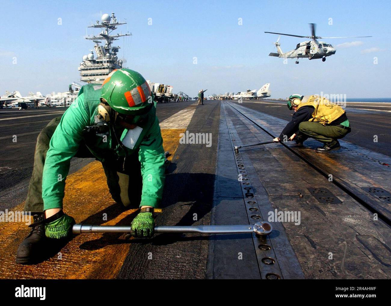 US Navy Aviation Boatswain's Mate 3rd Class and Aviation Boatswain's ...