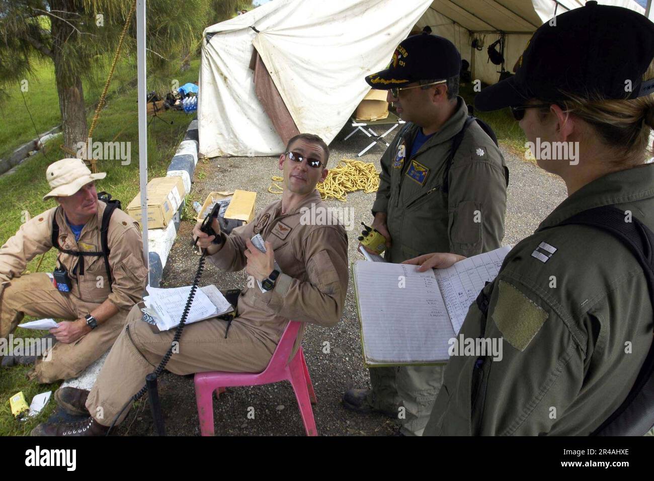 US Navy The Shore Command Team from the Lancers of Electronic Attack ...