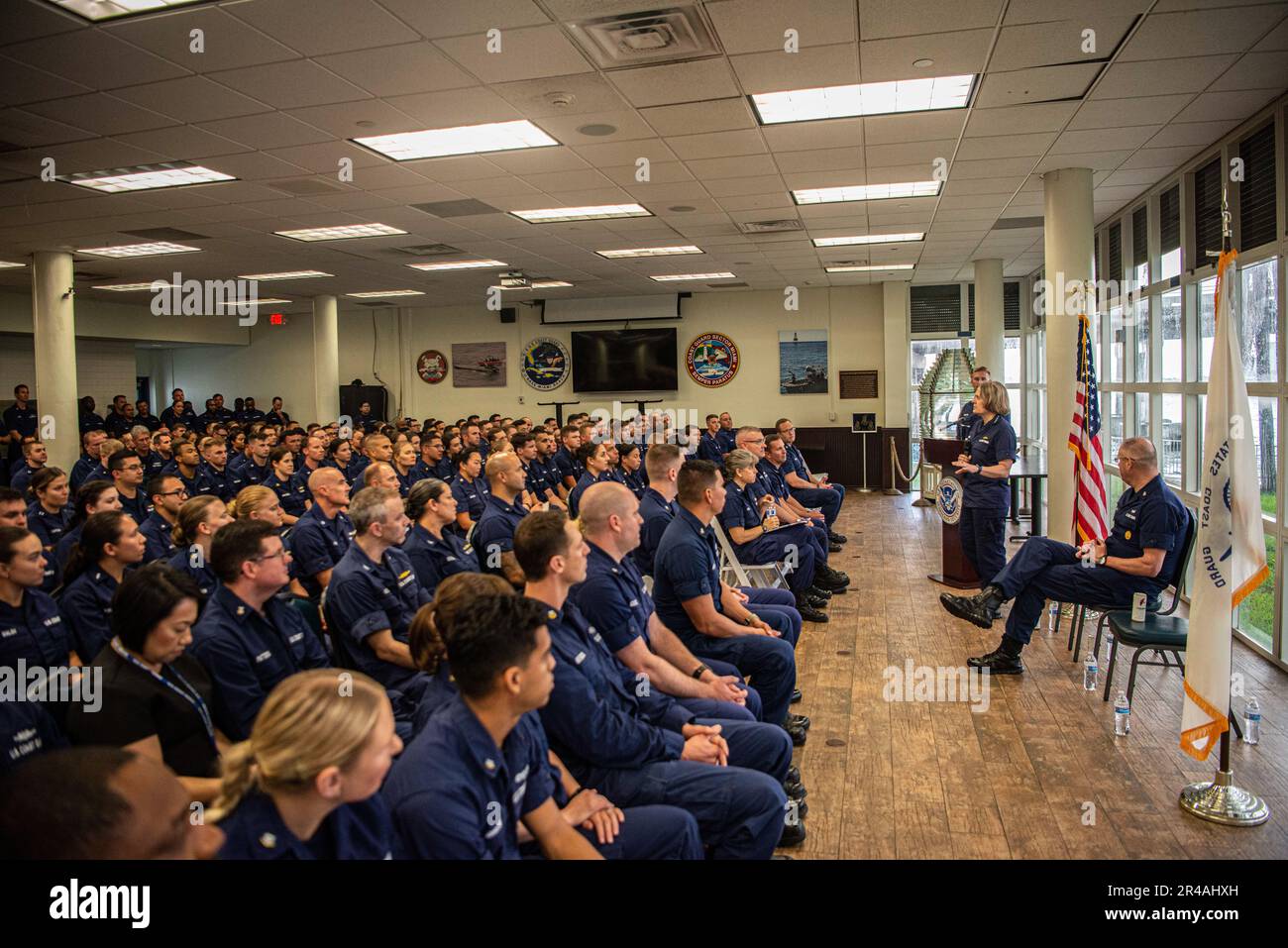 Adm. Linda Fagan, commandant of the United States Coast Guard, visits ...