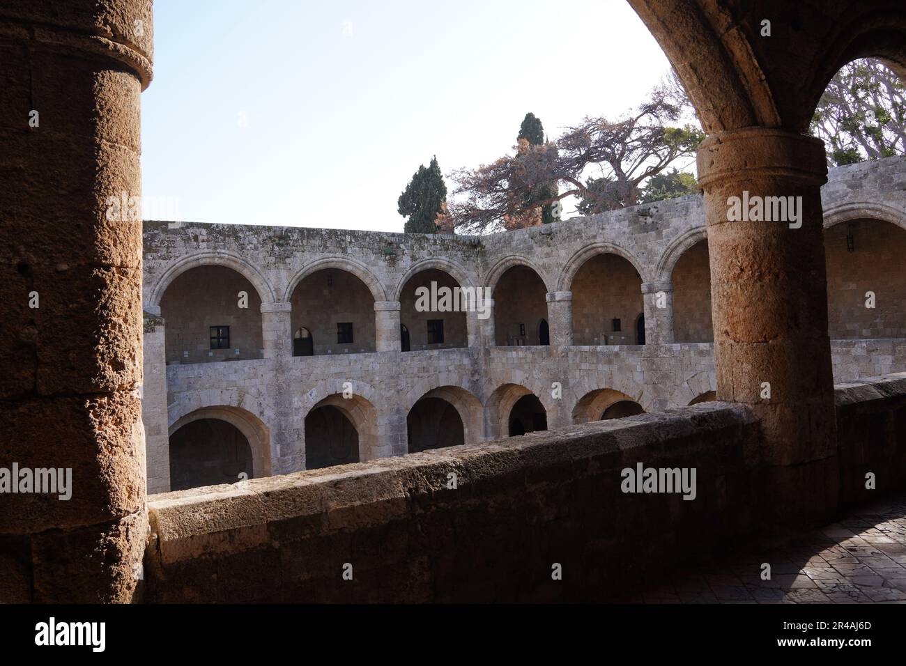 The medieval building 14th-century Hospital of the Knights of Saint ...