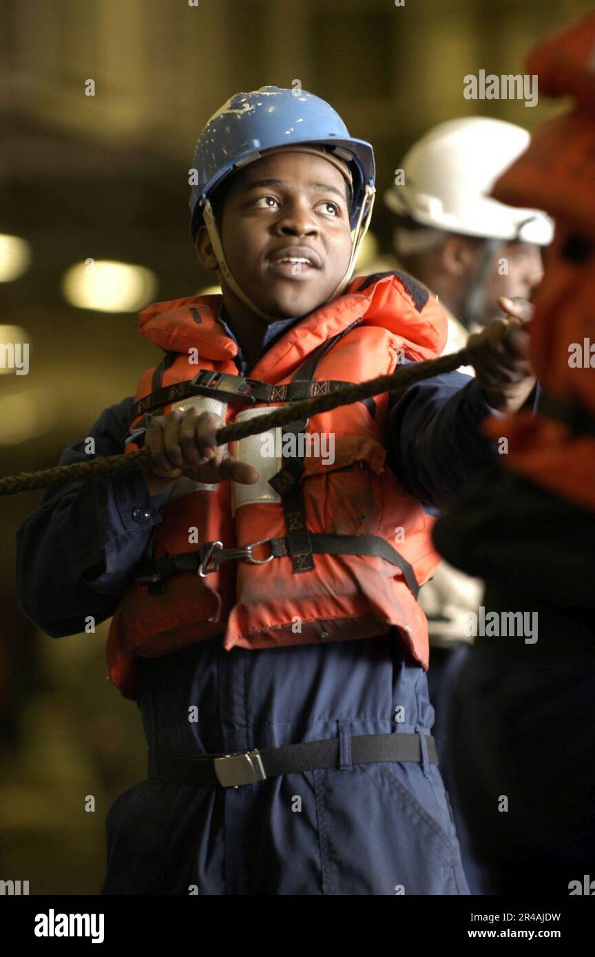US Navy Boatswain's Mate Stock Photo - Alamy
