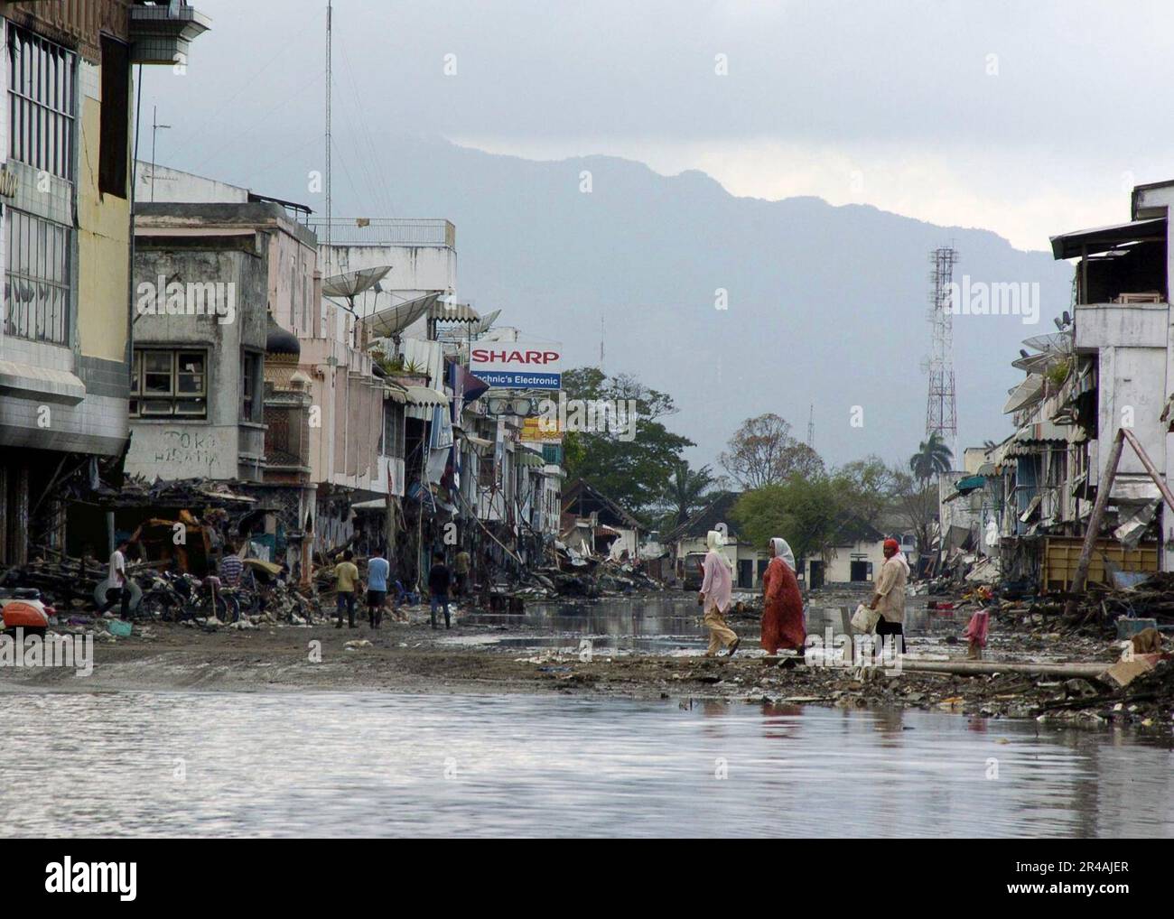 US Navy The people of Banda Aceh, Sumatra, continue to rebuild their ...