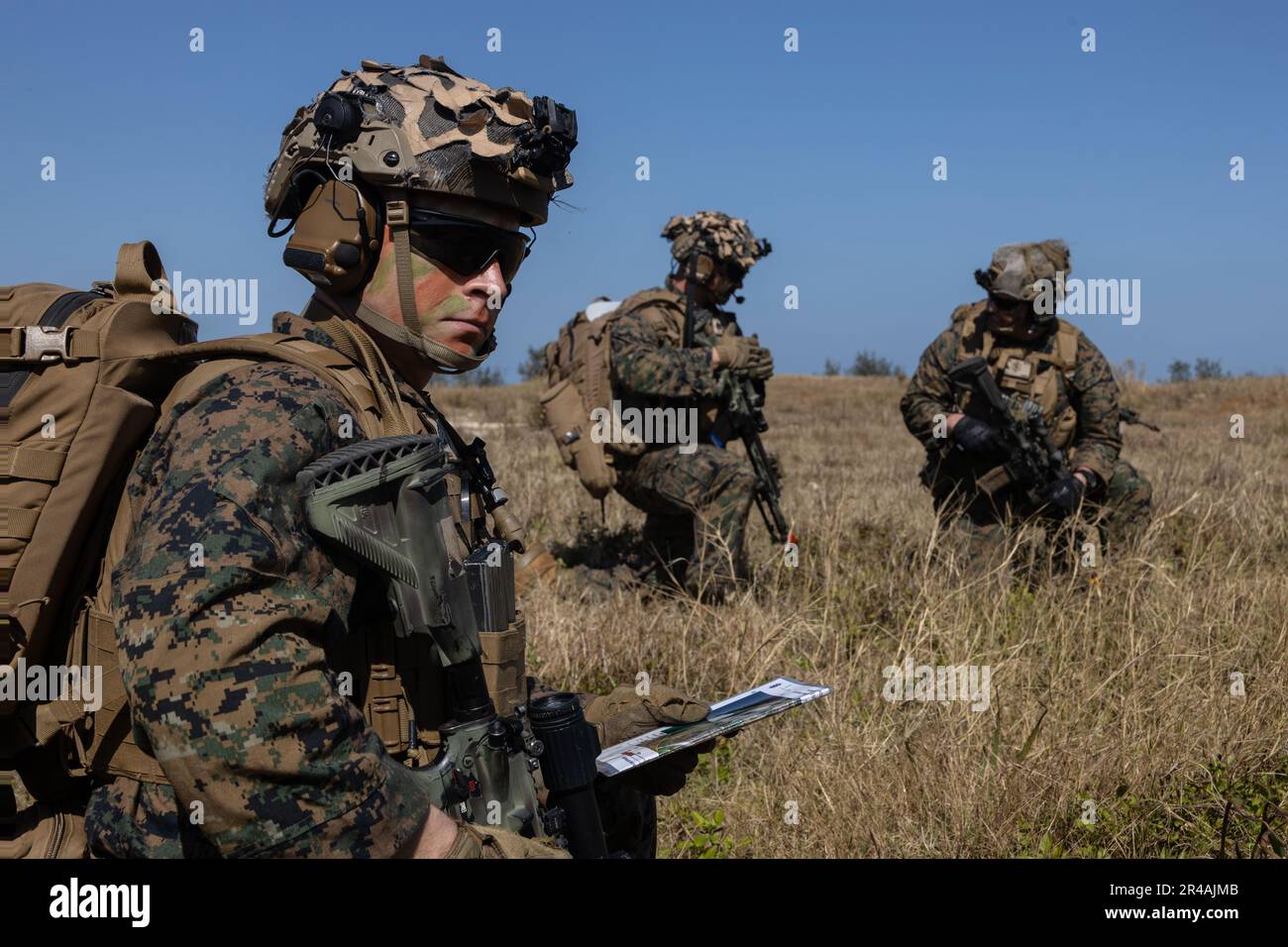 U.S. Marine Corps Sgt. Alexander Hendzell, an infantry Marine with ...
