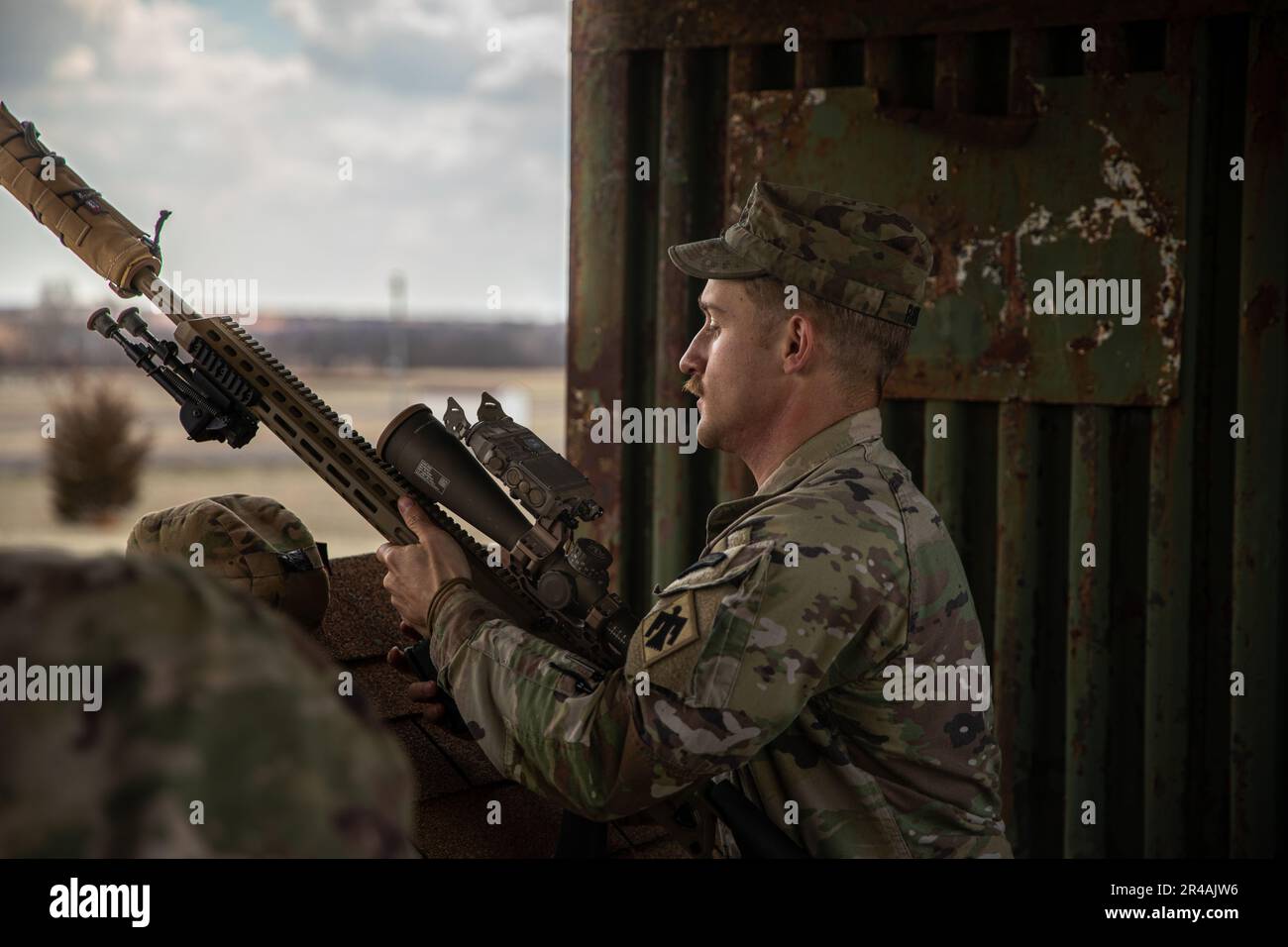 Staff Sgt. Matt Ribeiro, an infantryman with Bravo Company, 1st ...