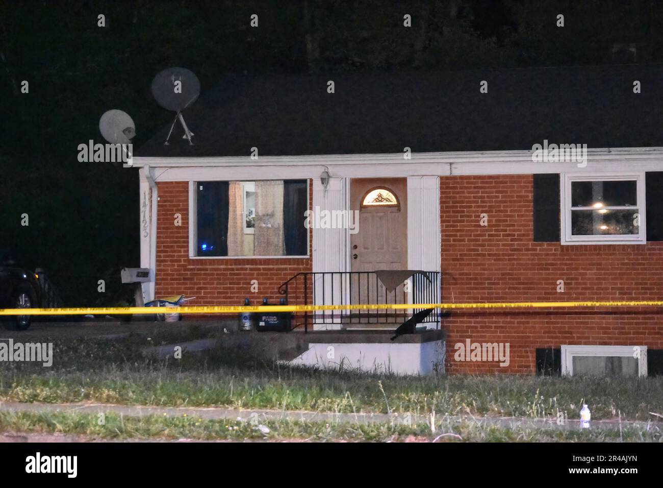 Dale City, USA. 26th May, 2023. Police officers from the crime scene ...