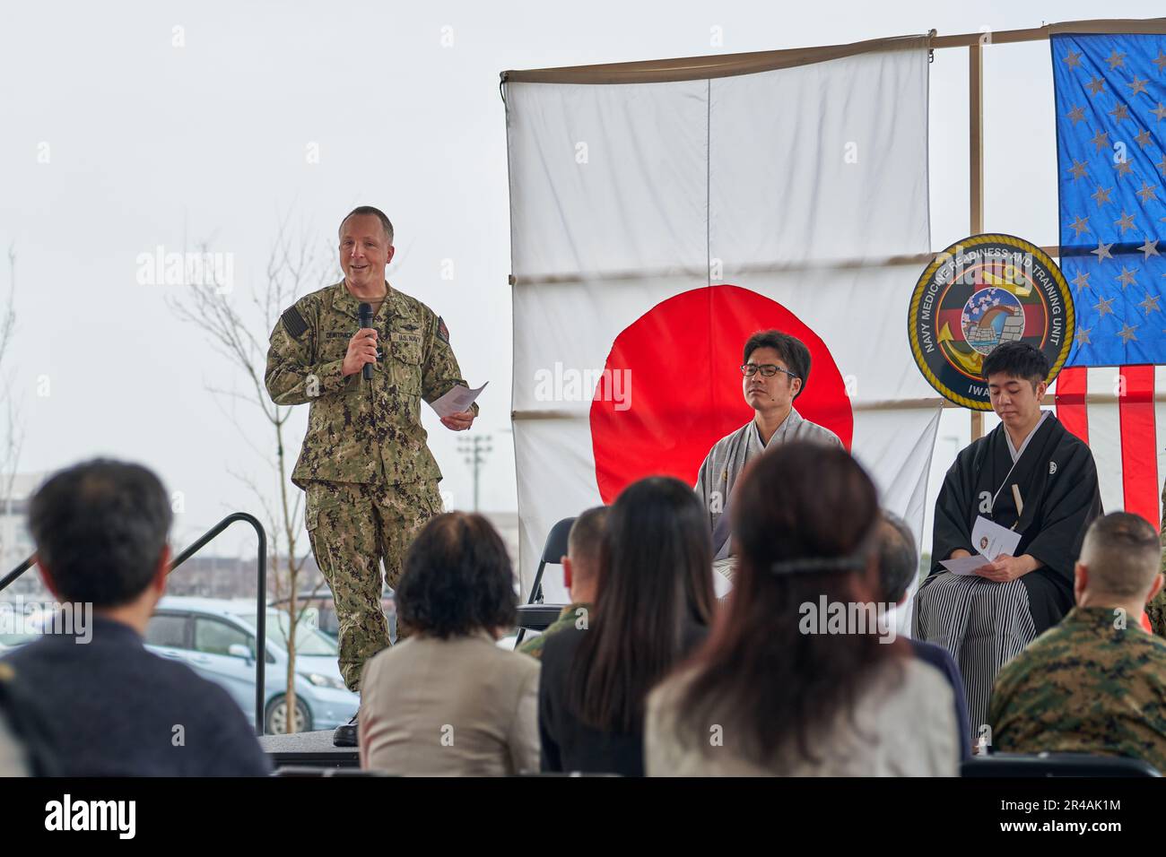 US. Navy Capt. James G. Demitrack, the officer in charge of Marine ...