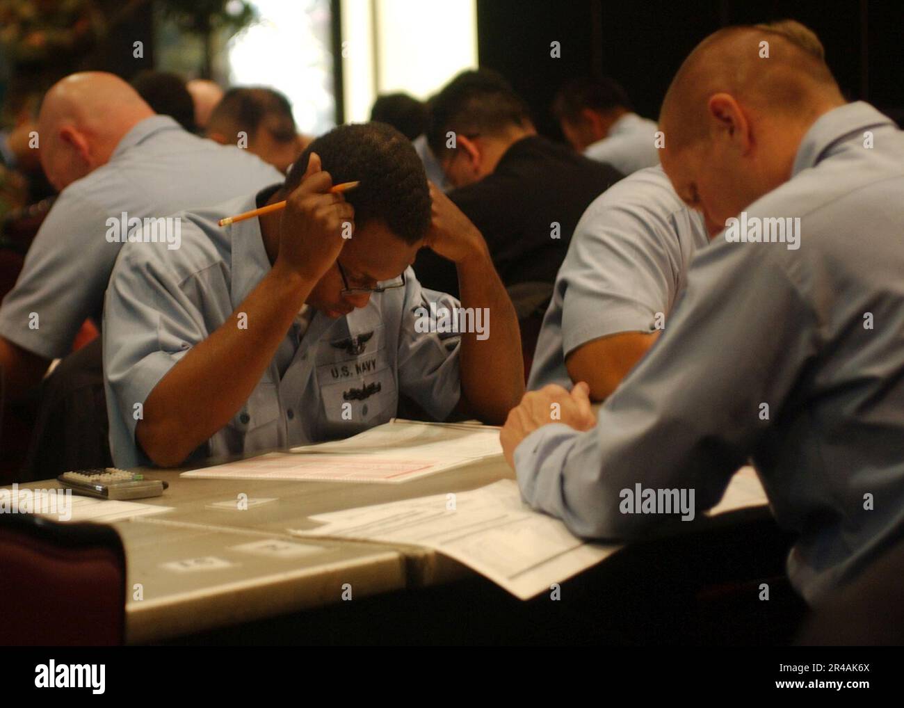 US Navy One hundred fifty 1st Class Petty Officers at Naval Air ...