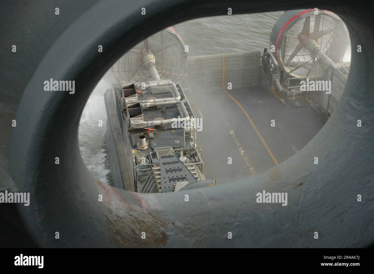 US Navy A Landing Craft Air Cushion (LCAC) vehicle assigned to Assault ...