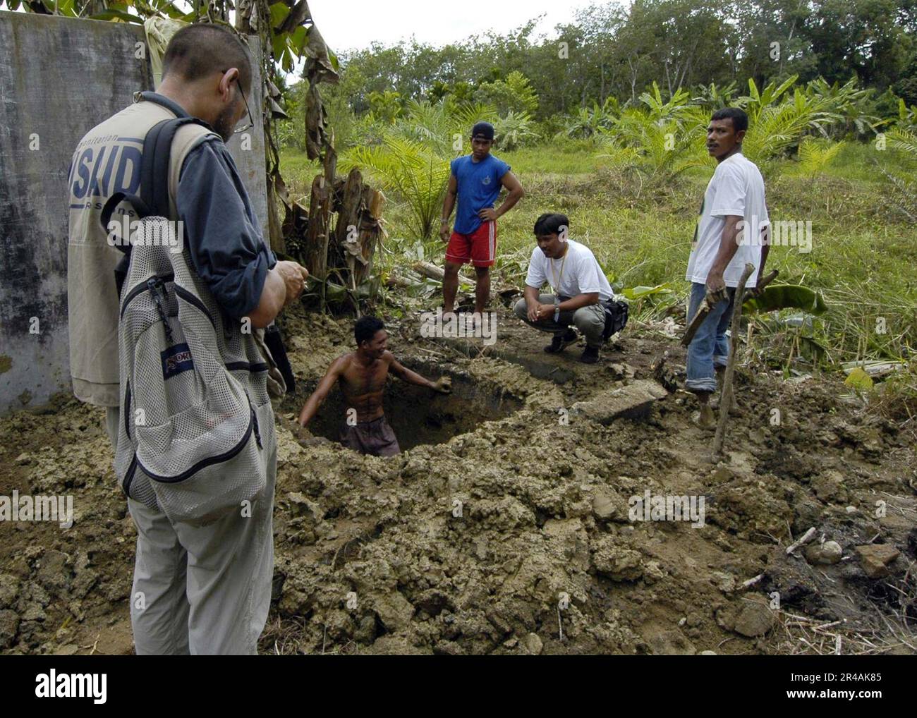 US Navy Mr. Peter Wallis, a member of the United Nations (UN) and the World Health Organization ...