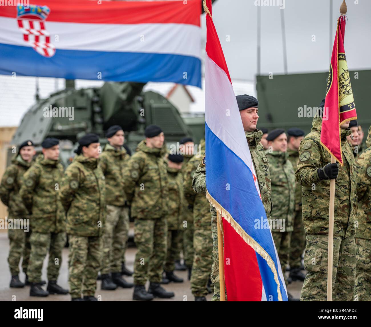 The NATO enhanced Forward Presence Battle Group Poland Croatian ...