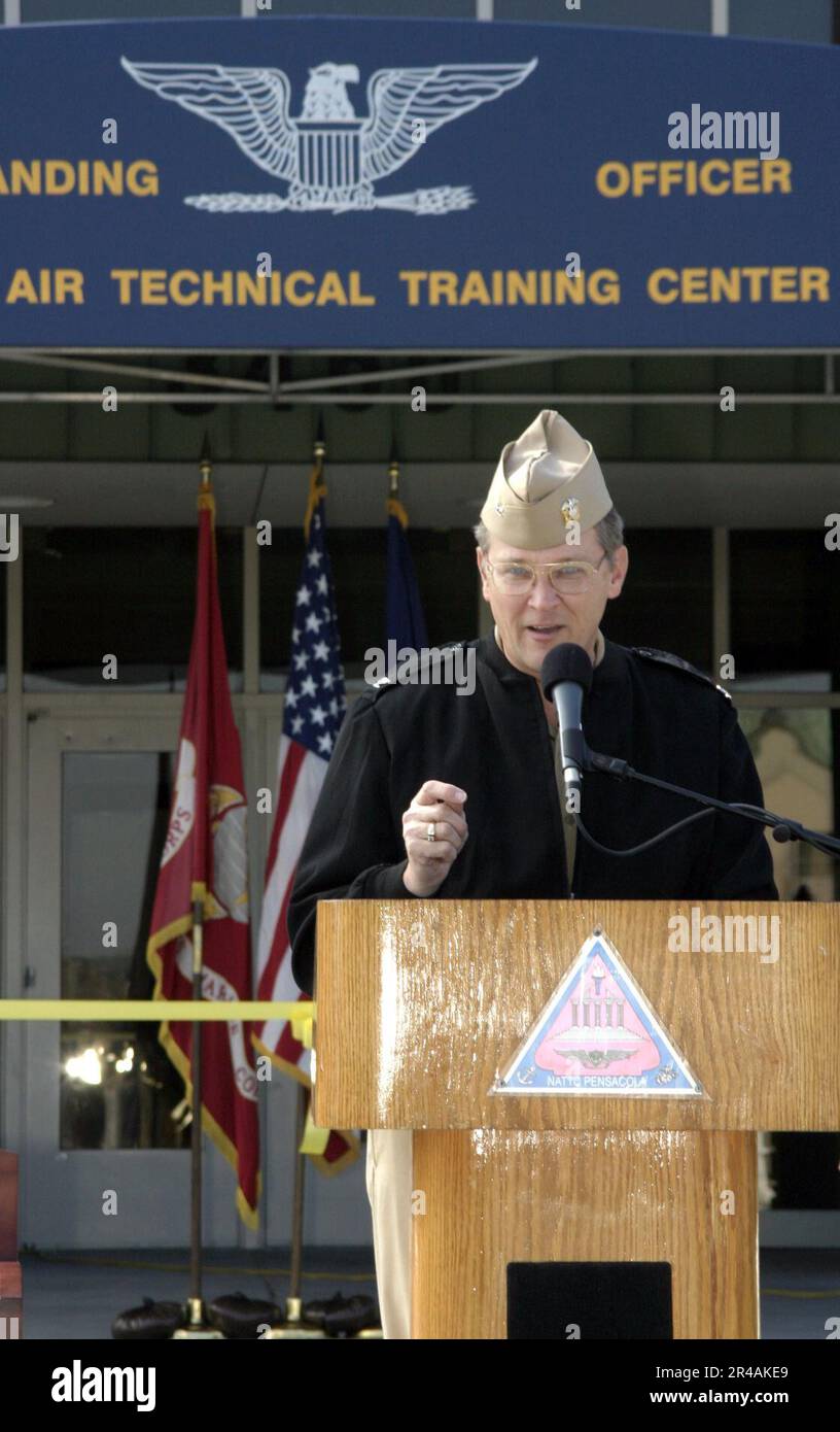 US Navy Commanding Officer of the Naval Air Technical Training Center ...