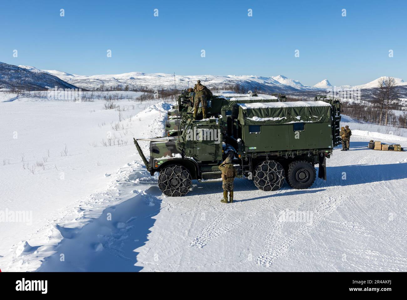 U.S. Marines with Combat Logistics Battalion 2, Combat Logistics ...