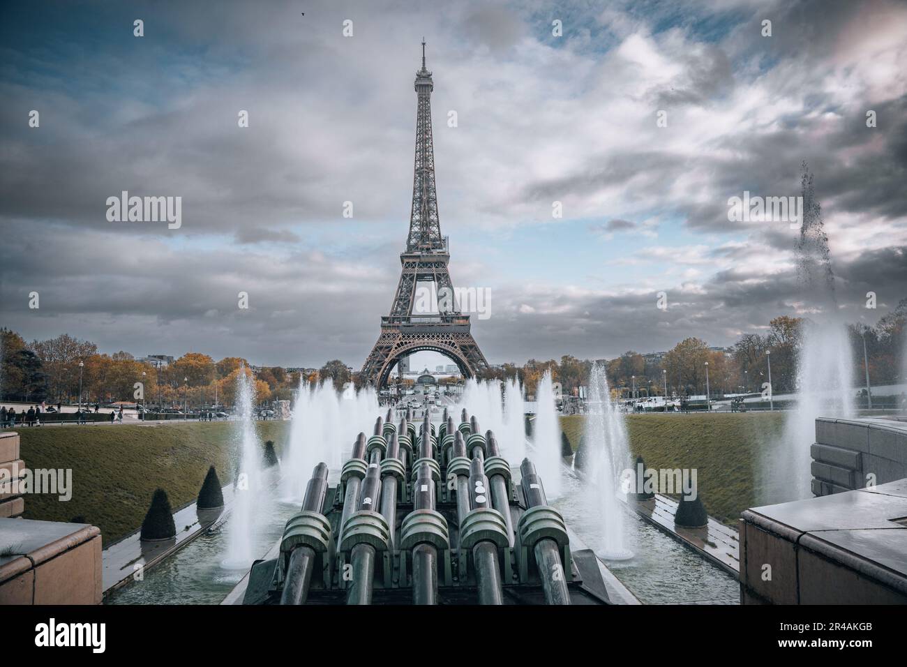 A majestic bronze statue of a man supporting a horse is depicted in the ...